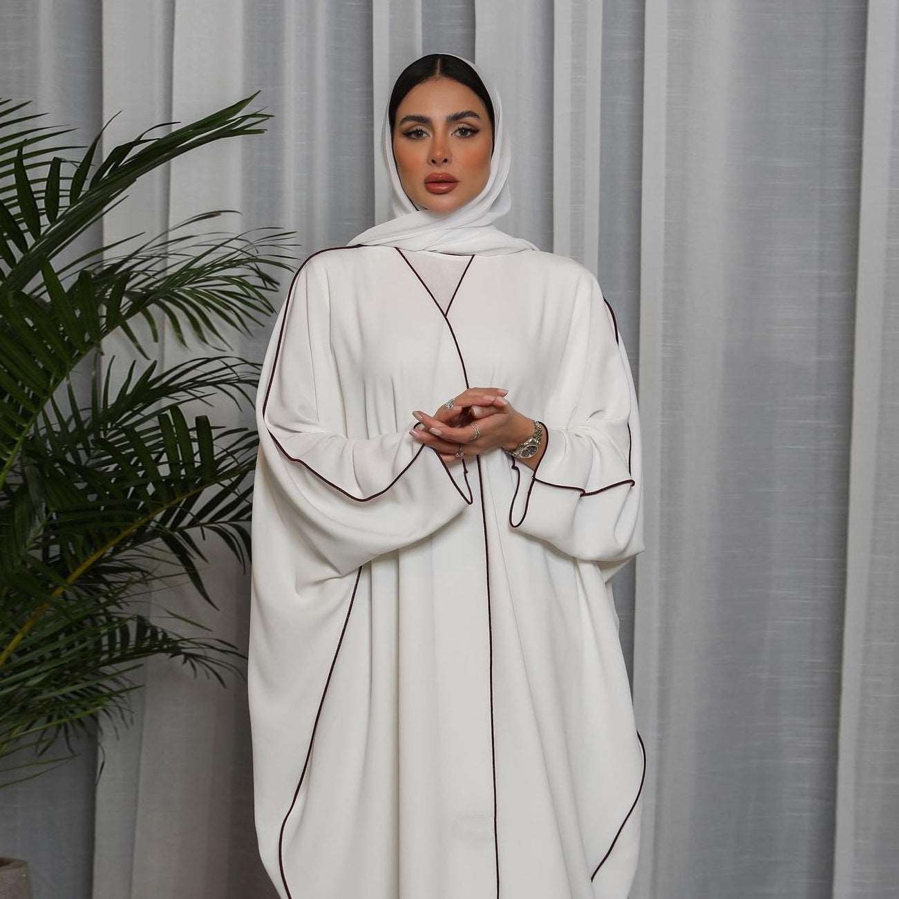 Chic Open Abaya Kimono| Elevate Your Style with Elegance and Modesty ...